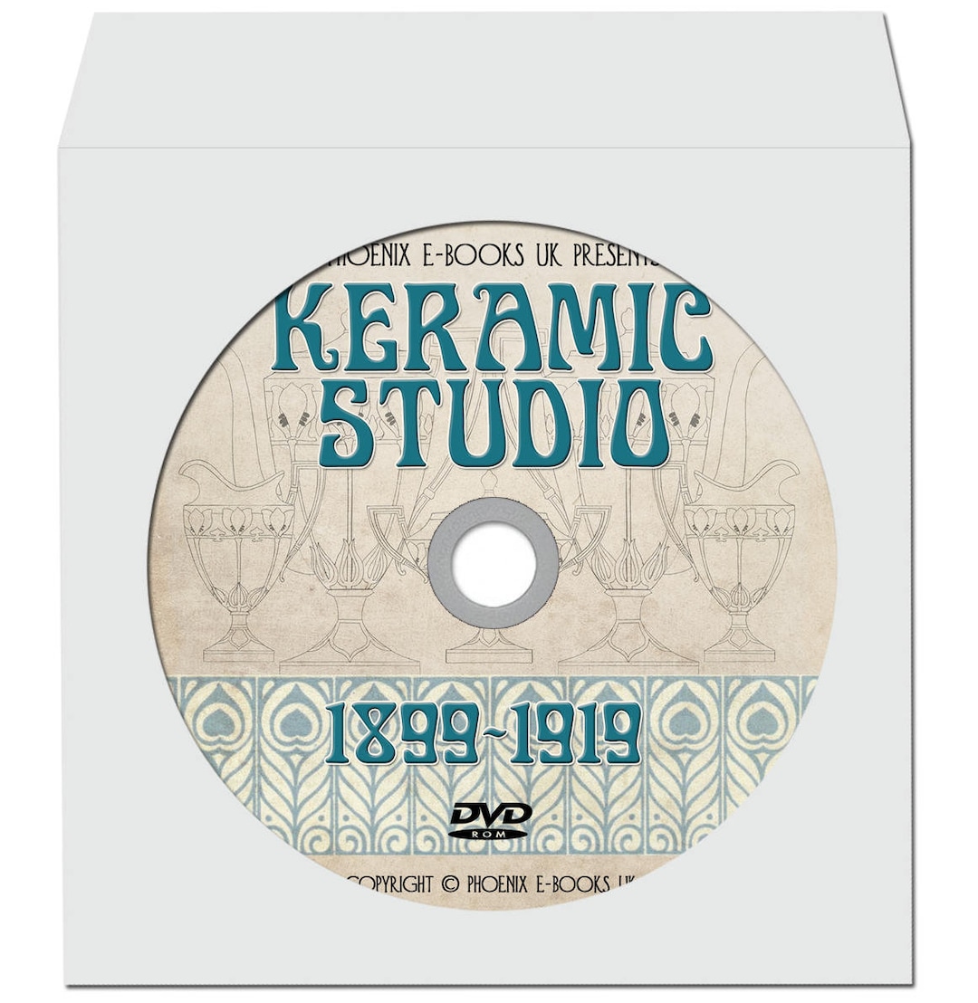 KERAMIC STUDIO 228 Issues Pdf on Dvd-rom Vintage Art Nouveau, Ceramics ...
