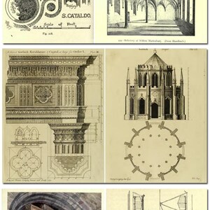GOTHIC ARCHITECTURE 72 Rare Vintage Books Pdf on DVD Rom! Cathedrals ...