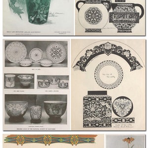 KERAMIC STUDIO 228 Issues Pdf on Dvd-rom Vintage Art Nouveau, Ceramics ...