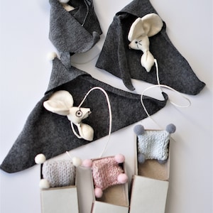 Mouse, Mini Mouse, Mouse Family, Kids Gift Set, Mouse Toy, Cotton Mouse ...