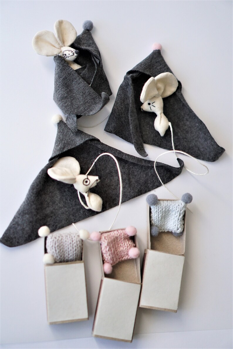 Mouse, Mini Mouse, Mouse Family, Kids Gift Set, Mouse Toy, Cotton Mouse ...