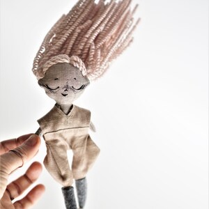 Tiny Doll, Small Doll, Mini Doll, Tiny Rag Doll, Custom Miniature, Rag ...