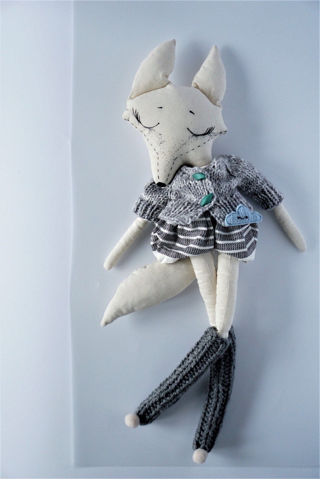Fox Doll, Plush Fox, Fox, Stuffed Fox, Fox Animal, Stuffed Animal Fox ...