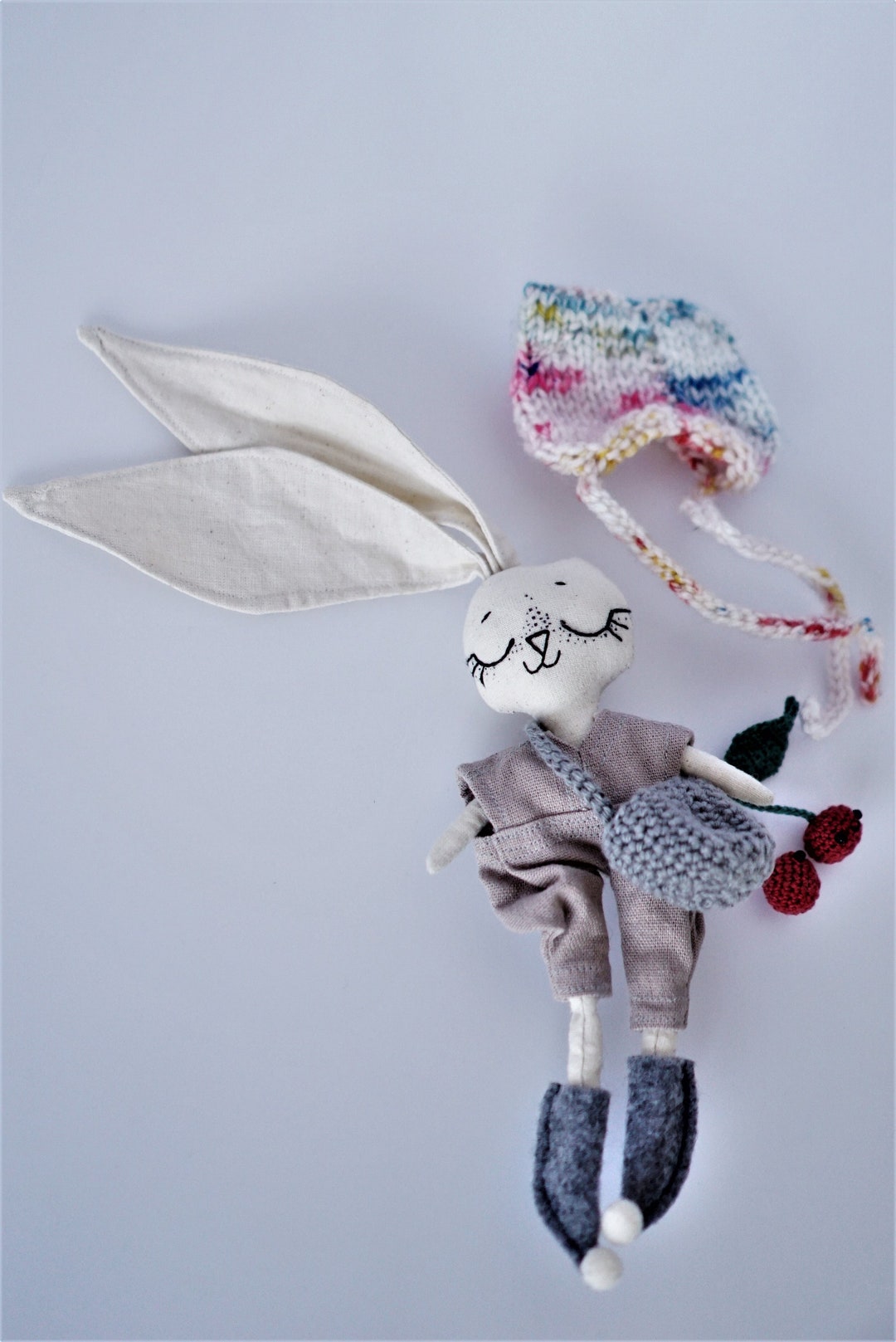 Bunny, Rabbit, Bunny Doll, Bunny Plush, Custom Miniature, Dress up ...