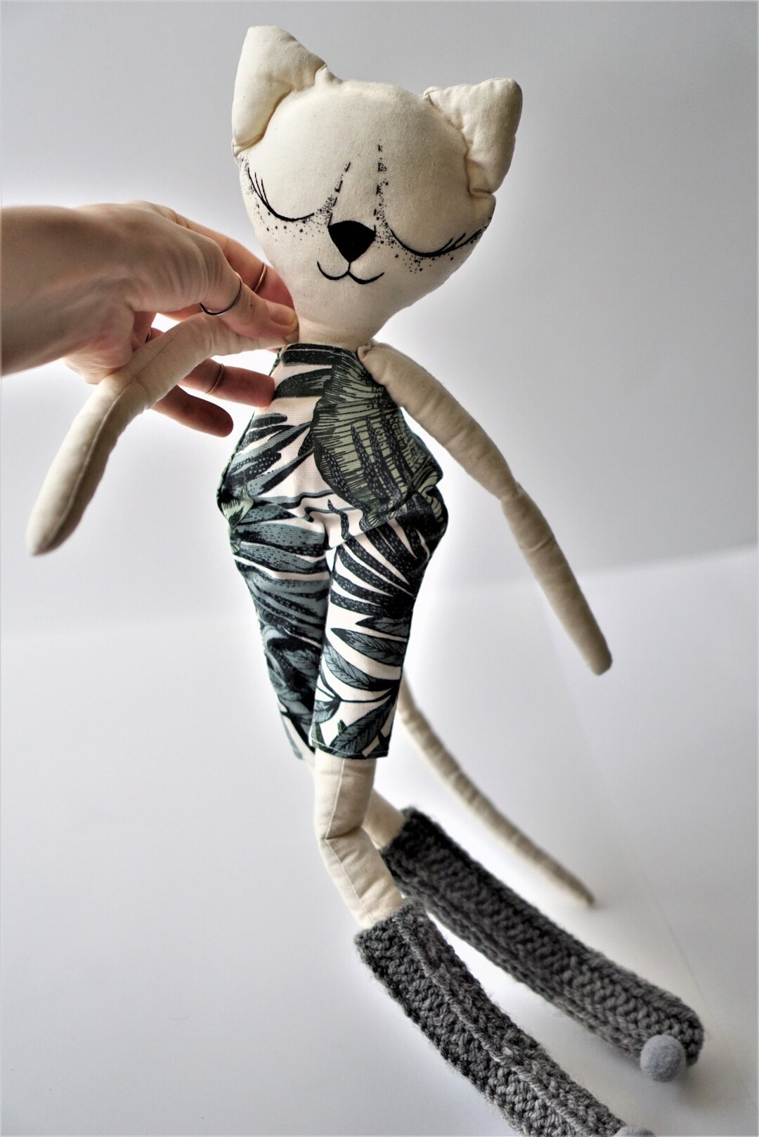 Cat Toy, Custom Plush, New Home Gift, Rag Doll, Stuffed Animal, Ooak ...