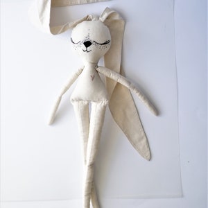 Bunny, Rabbit, Bunny Doll,bunny Plush, Textile Art, Stuffed Animal ...