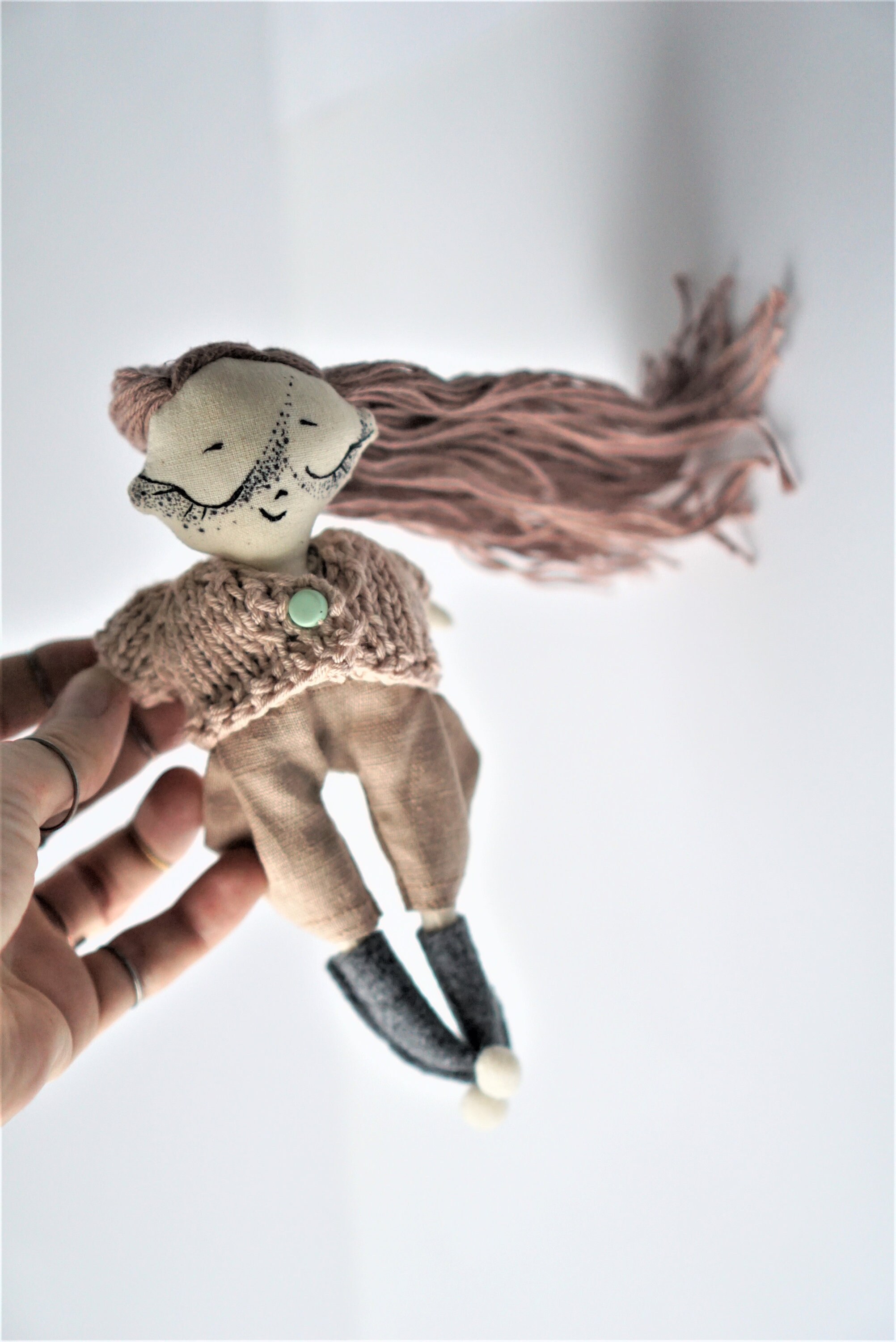 Doll, Rag Doll, Tiny Rag Doll, Mini Doll, Small Doll, Custom Miniature ...