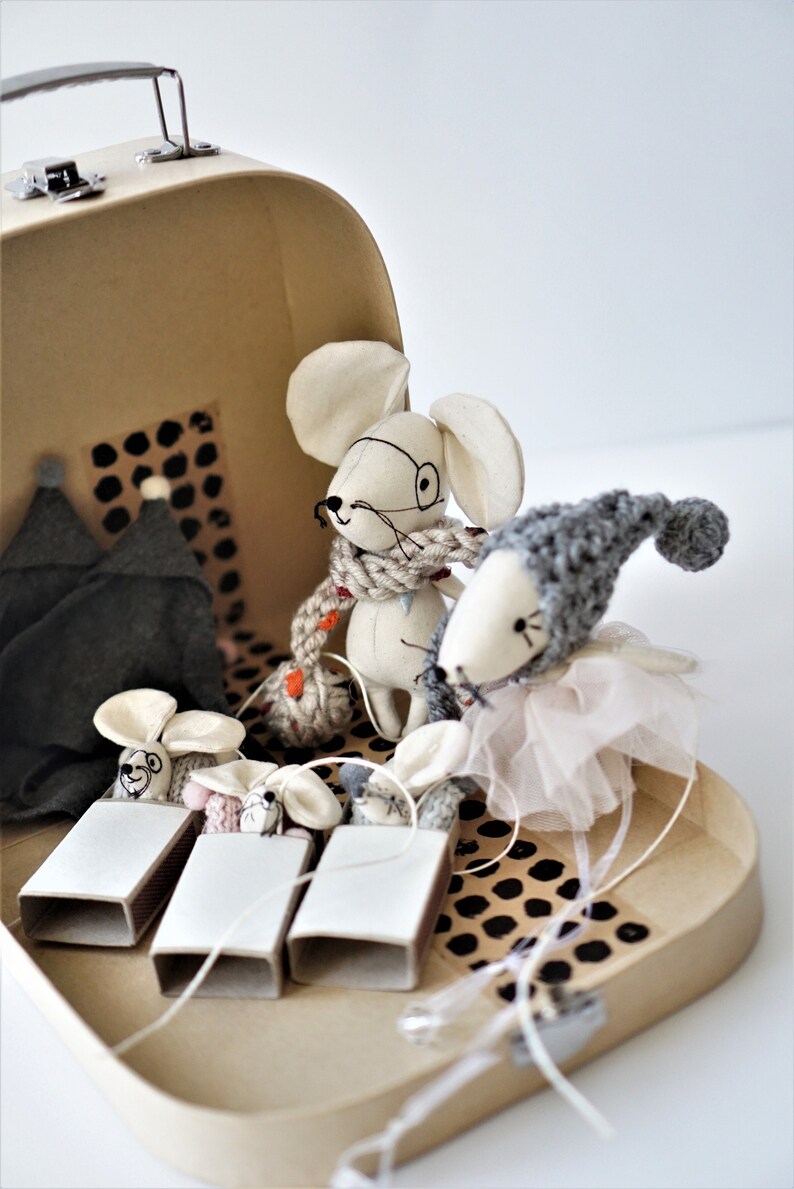 Mouse, Mini Mouse, Mouse Family, Kids Gift Set, Mouse Toy, Cotton Mouse ...