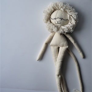 Lion, Lion Doll, Plush Lion, Handmade Lion, Art Doll, Art Work ...