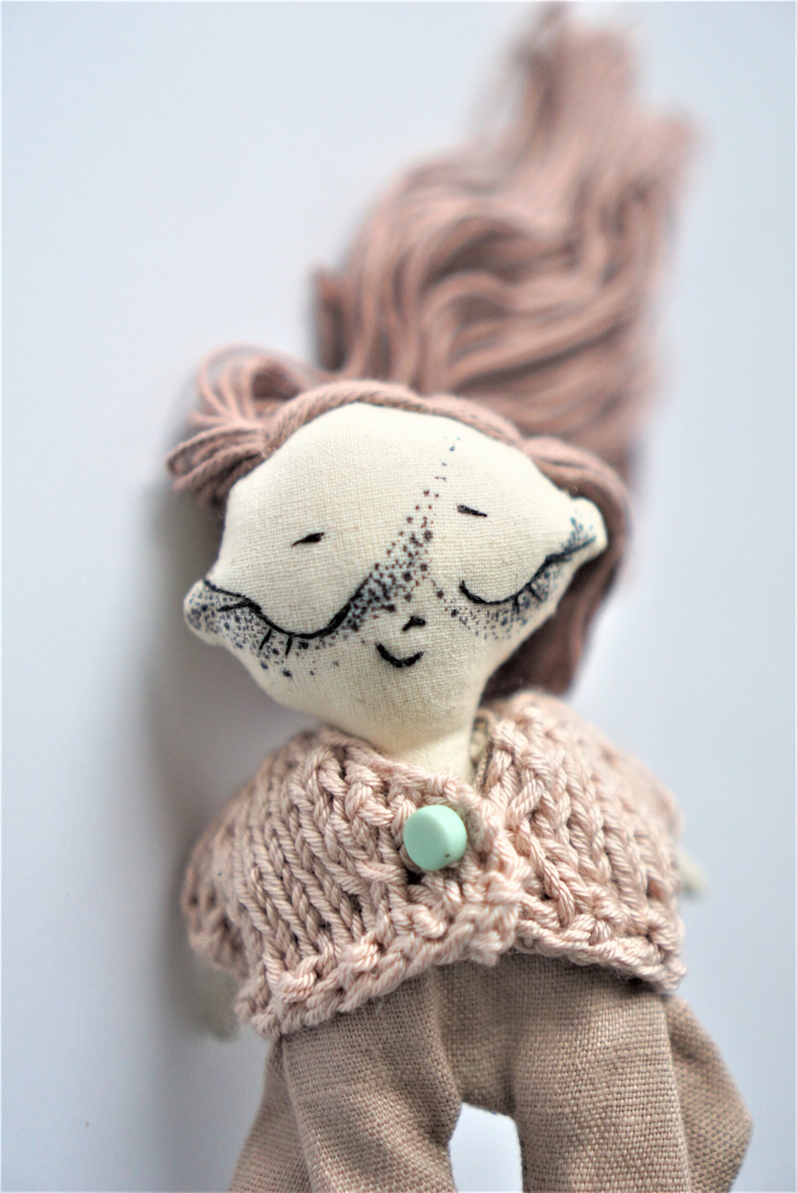 Doll, Rag Doll, Tiny Rag Doll, Mini Doll, Small Doll, Custom Miniature ...