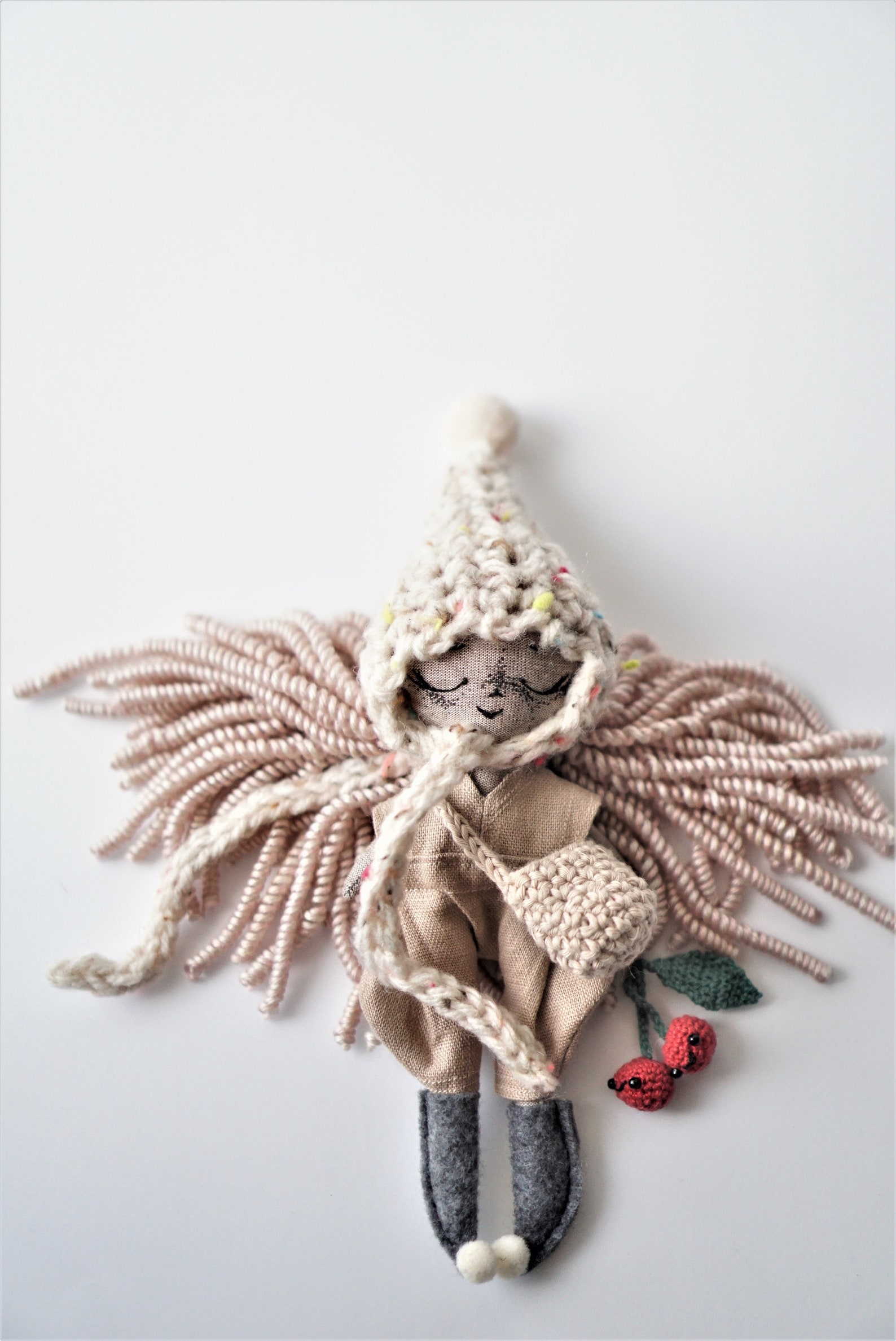 Tiny Doll, Small Doll, Mini Doll, Tiny Rag Doll, Custom Miniature, Rag ...