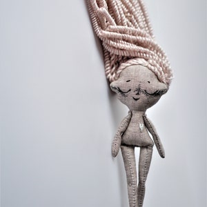 Tiny Doll, Small Doll, Mini Doll, Tiny Rag Doll, Custom Miniature, Rag ...