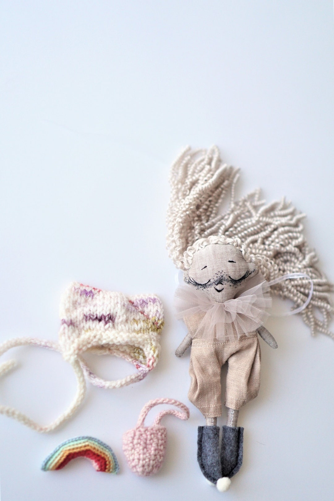 Rag Doll, Custom Doll, Art Doll, Artdoll Creature, Custom Doll, Tiny ...