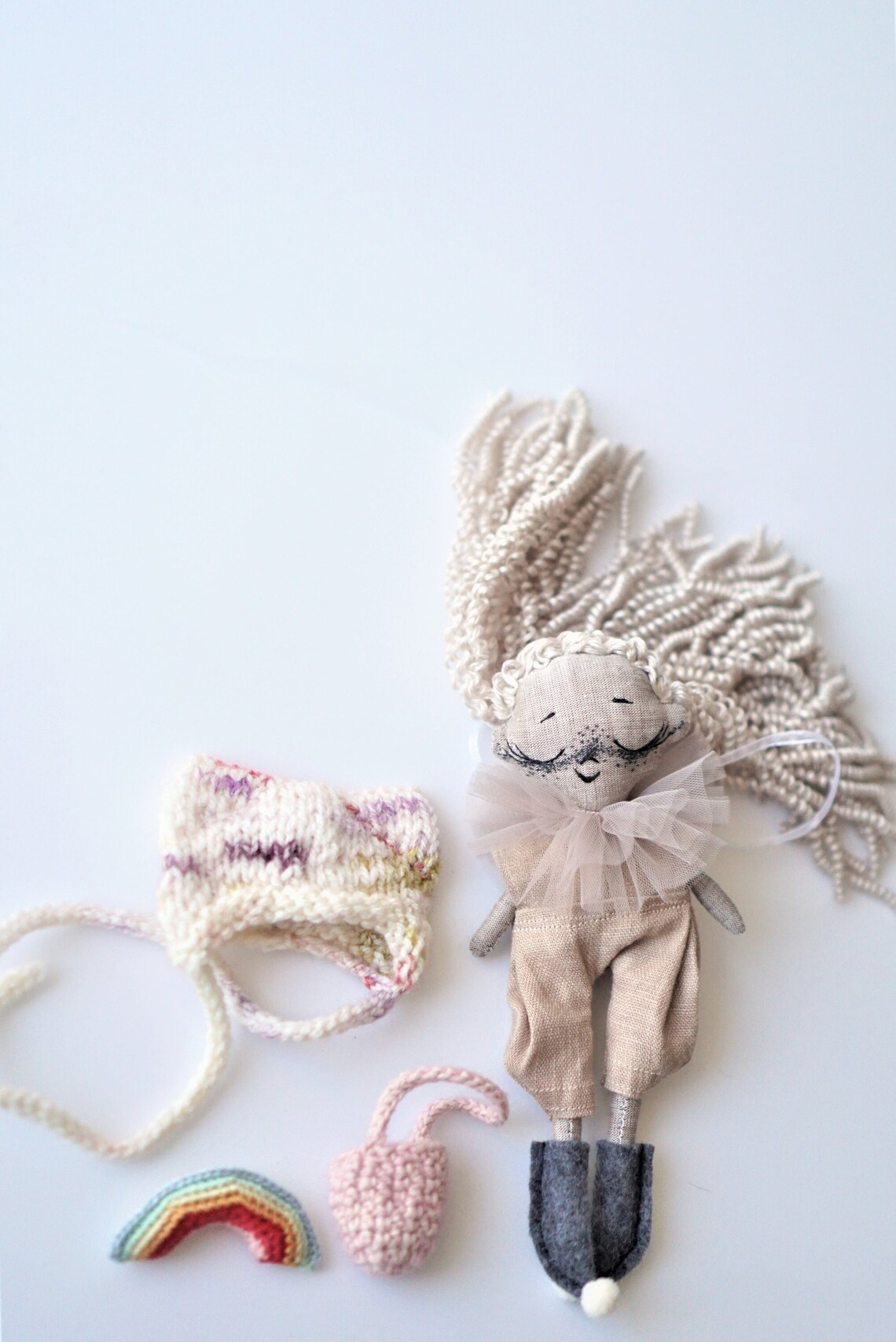 Rag Doll, Custom Doll, Art Doll, Artdoll Creature, Custom Doll, Tiny ...