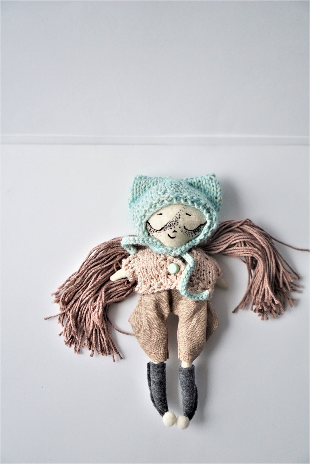 Doll, Rag Doll, Tiny Rag Doll, Mini Doll, Small Doll, Custom Miniature ...