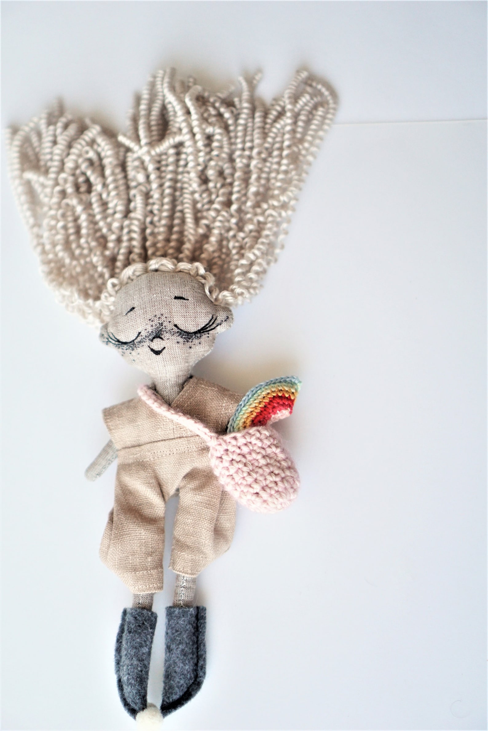 Rag Doll, Custom Doll, Art Doll, Artdoll Creature, Custom Doll, Tiny ...