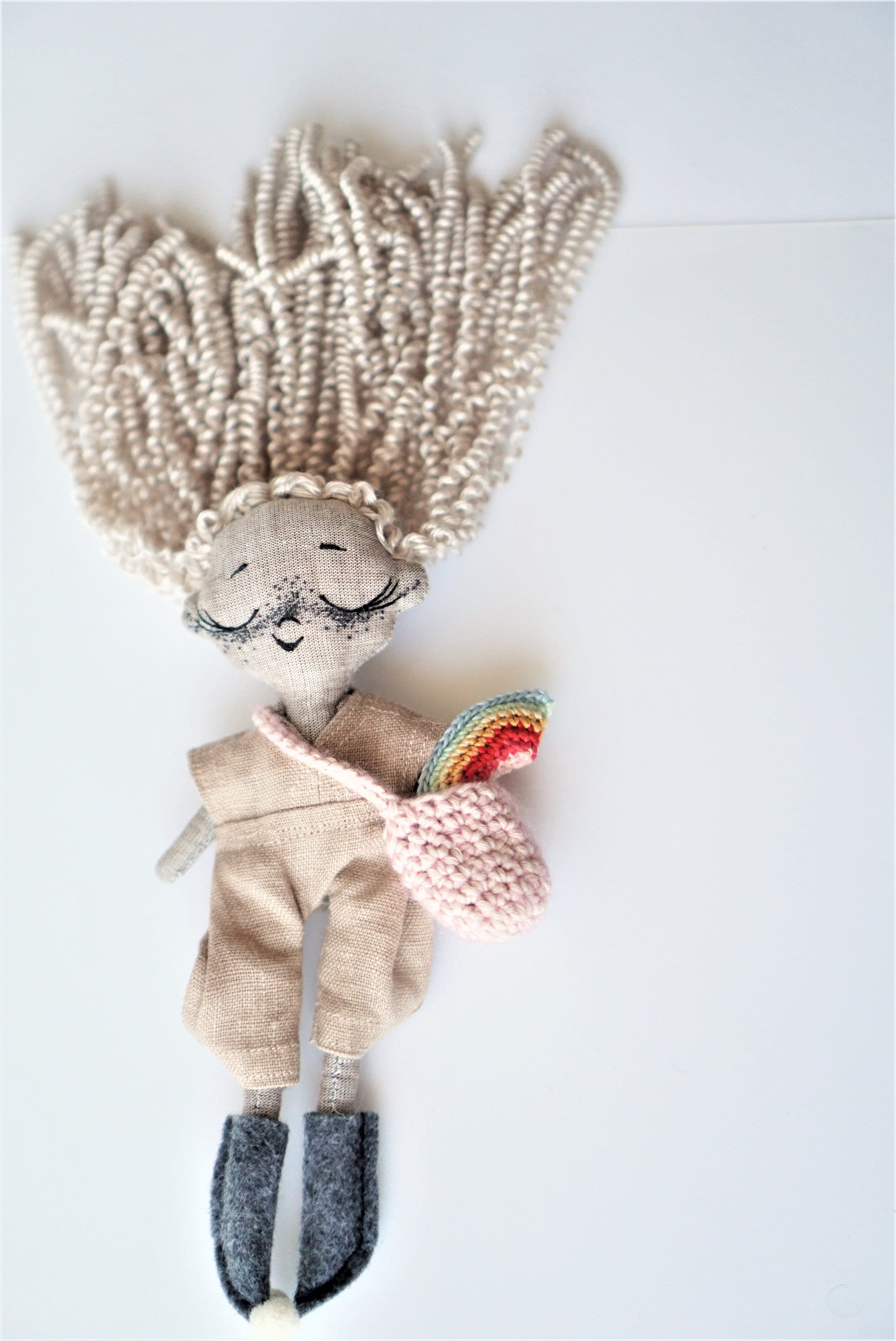 Rag Doll, Custom Doll, Art Doll, Artdoll Creature, Custom Doll, Tiny ...