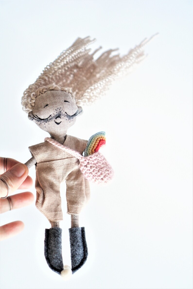 Rag Doll, Custom Doll, Art Doll, Artdoll Creature, Custom Doll, Tiny ...