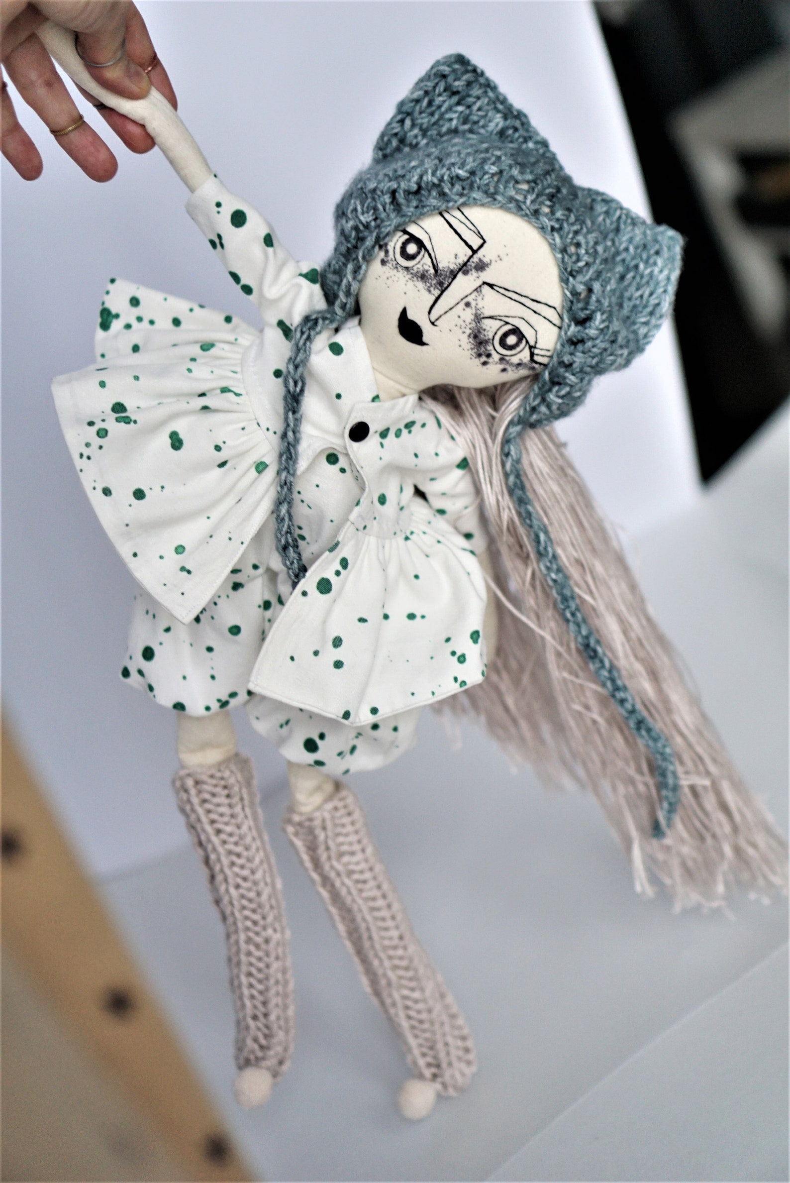 Rag Doll, Art Doll, Art Work, Boudoir Doll, Cloth Doll, Collectible ...
