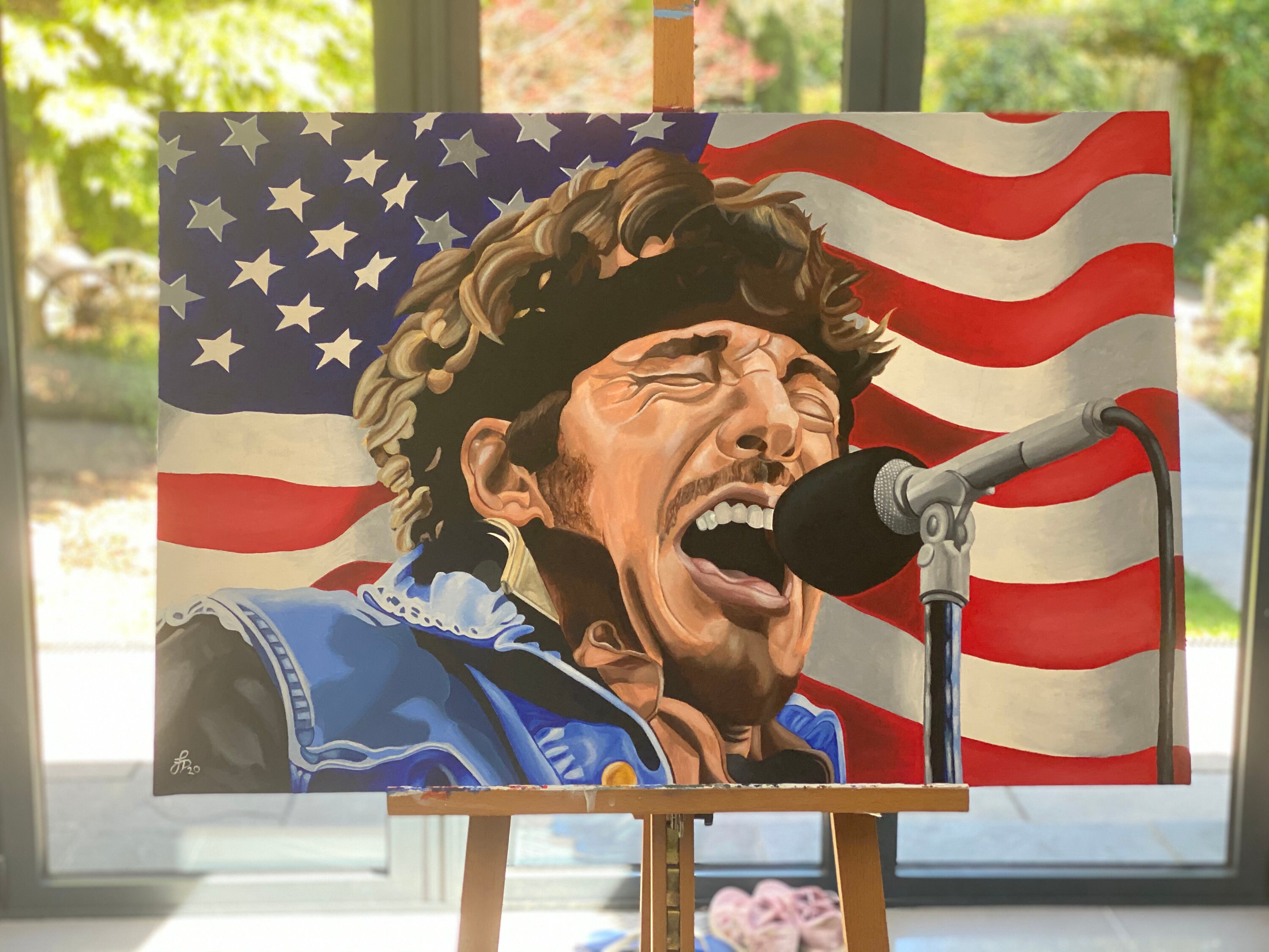Bruce Springsteen Acrylic Painting - Etsy