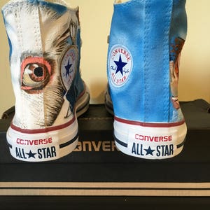 Hand-painted Converse All Star Sneakers, Custom Alice in Wonderland - Etsy