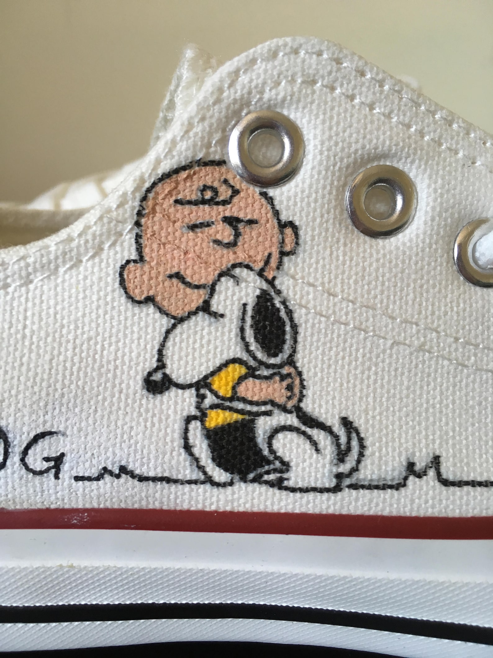 Converse All Star Snoopy Sneakers, Hand Painted, Custom Snoopy - Etsy