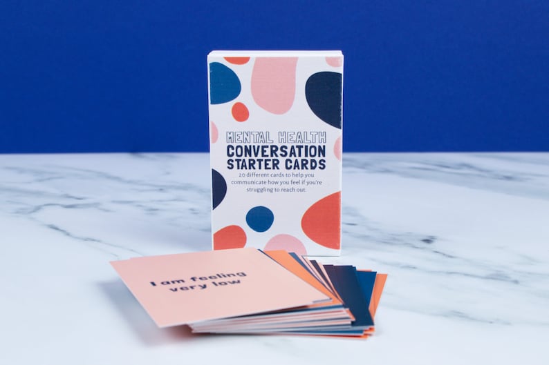 Mental Health Conversation Starter Cards 20 Pack | Etsy