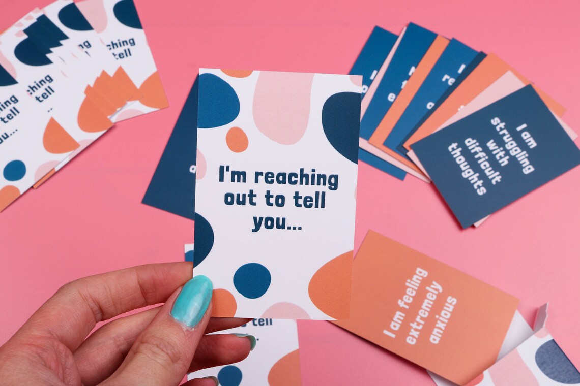 Mental Health Conversation Starter Cards 20 Pack | Etsy