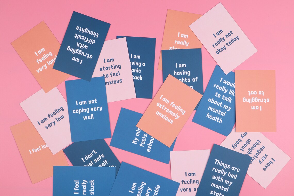 Mental Health Conversation Starter Cards 20 Pack | Etsy