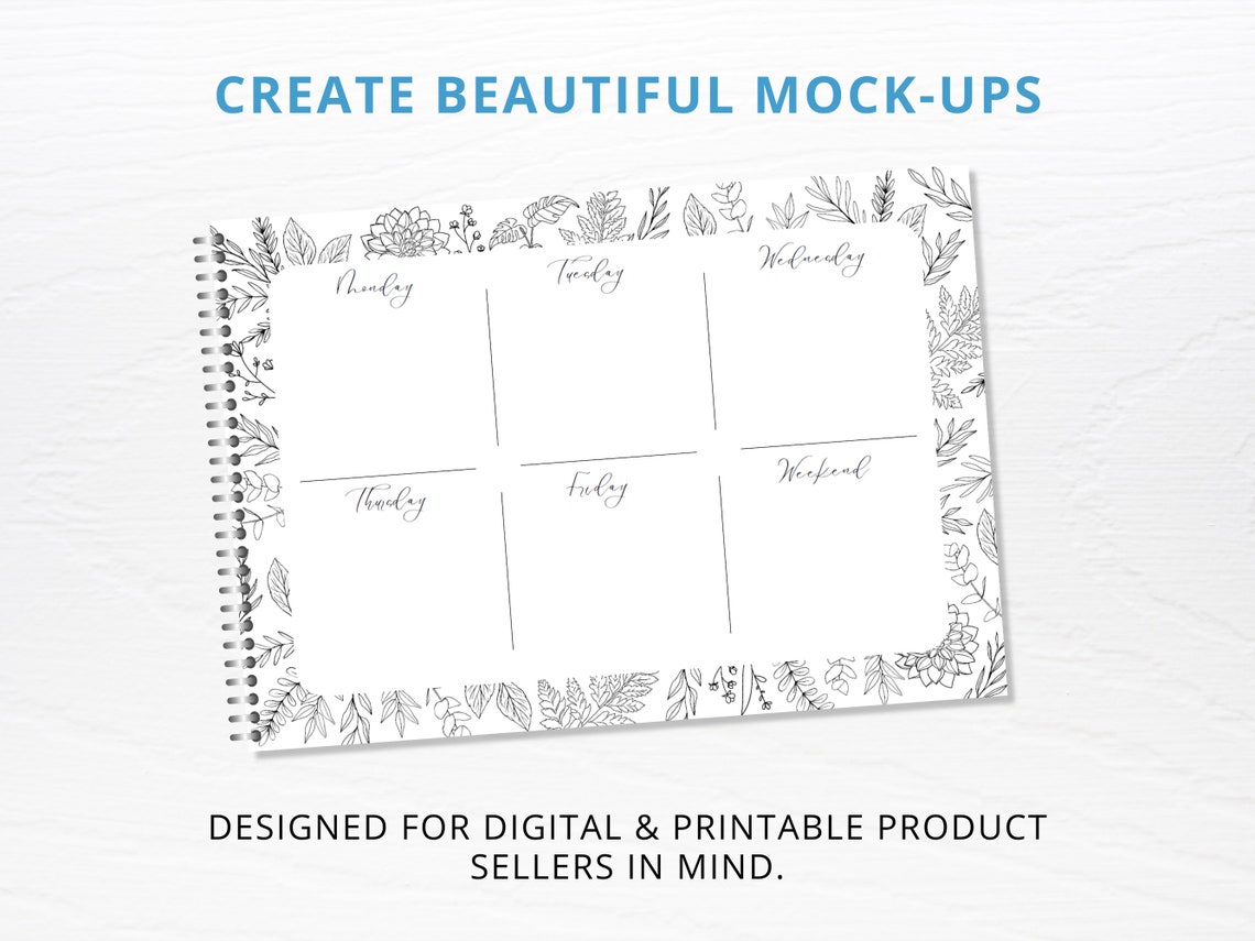 Notebook Mockup Canva Frames Canva Notebook Mockup Book Mockup Canva A4 ...