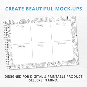 Notebook Mockup Canva Frames Canva Notebook Mockup Book Mockup Canva A4 ...