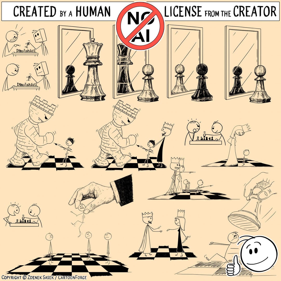 Stickman Chess Playing, Pieces and Players Clipart (svg, Eps, Png, Jpg ...