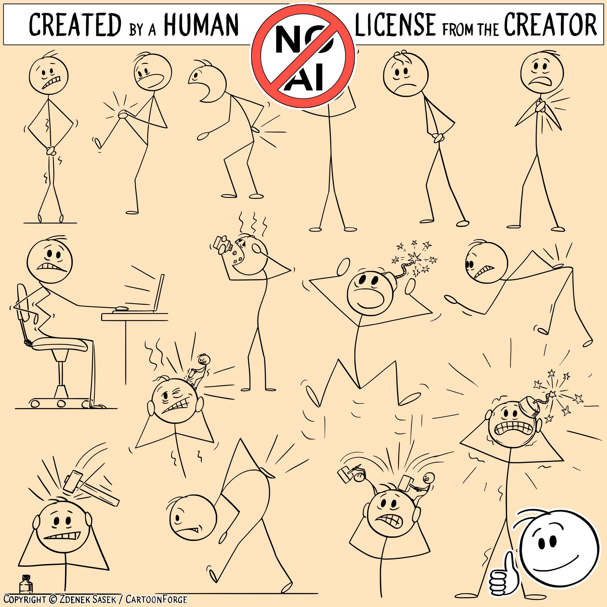 Stick Figure Body Pain SVG Set: Stickman Graphics (digital Download ...