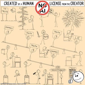 Stick Figure Truth: Lies, Manipulation and Conspiracy SVG, PNG, EPS ...