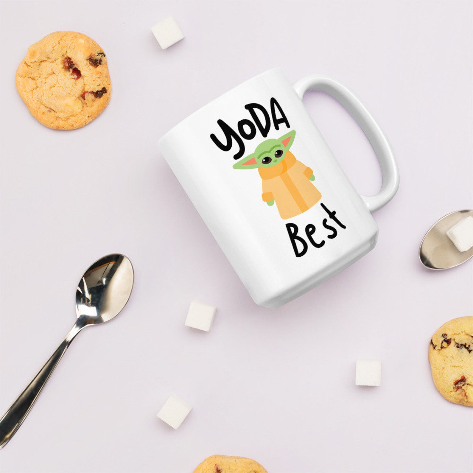 Yoda Best Mug // Star Wars Mug, Baby Yoda Mug, Mandalorian, Your the ...