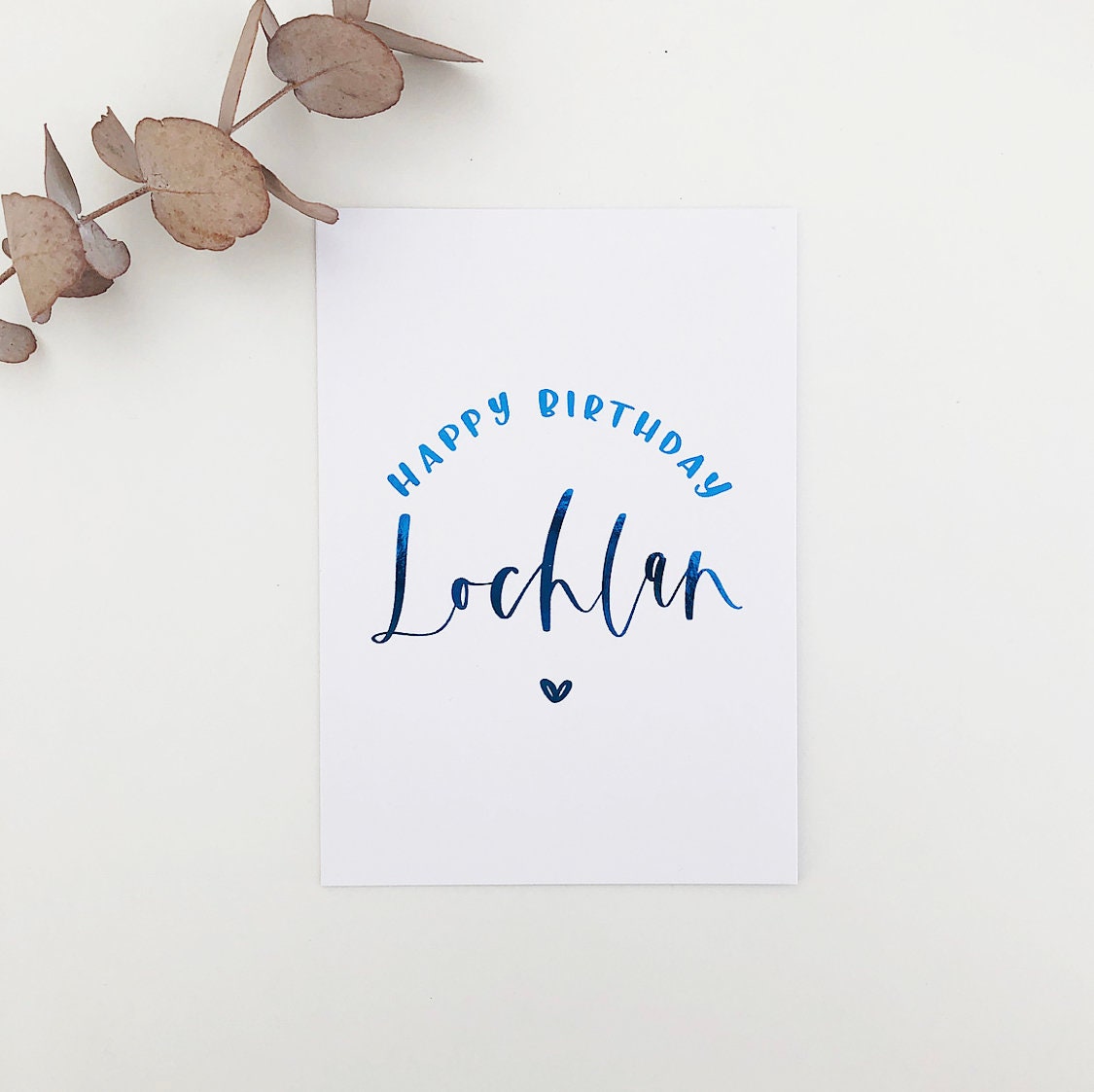 Happy Birthday Name Card Personalised Name Custom Card - Etsy Australia