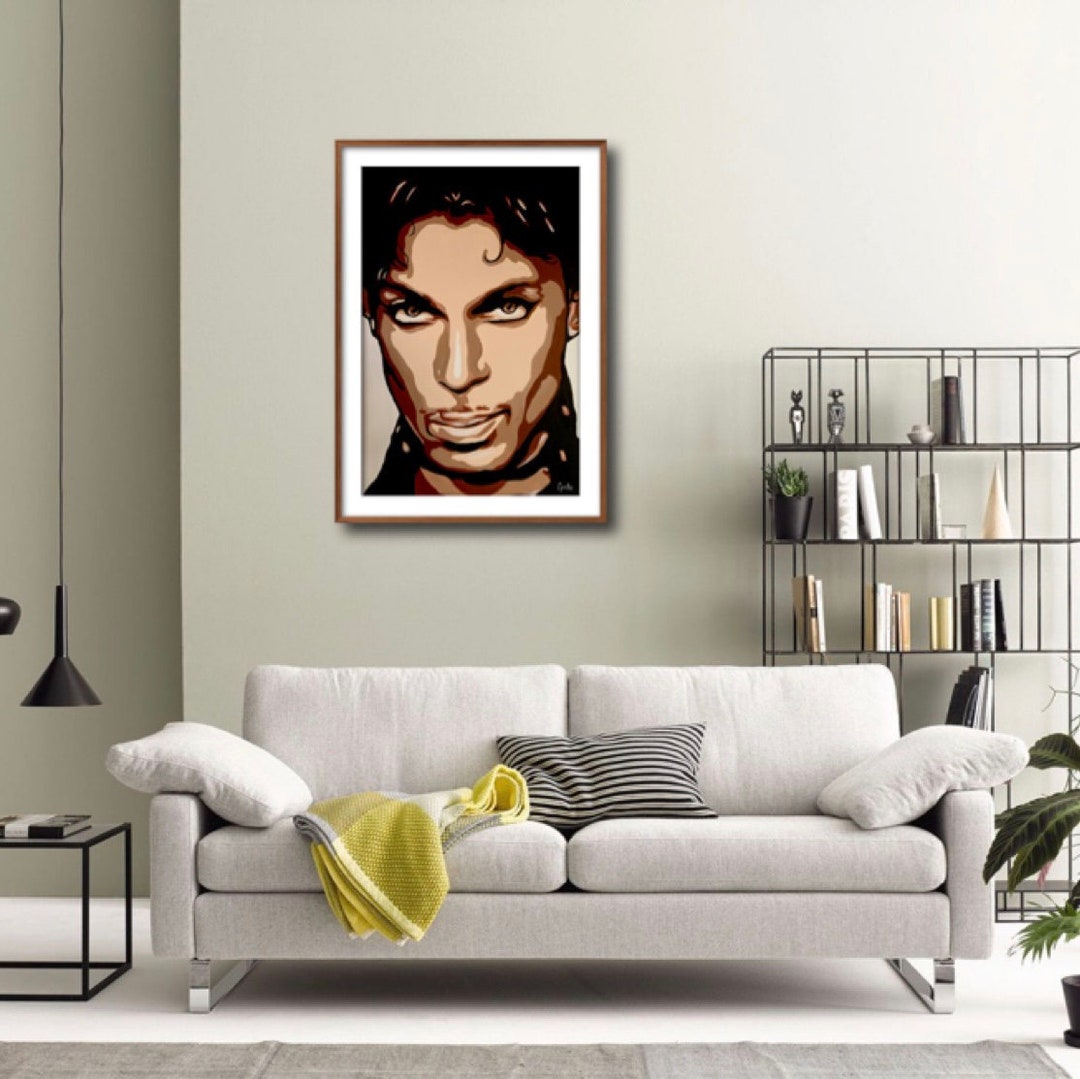 Art Print of Prince Painting,musician, Prince Rogers Nelson American ...