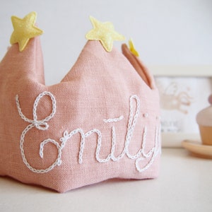Personalized Birthday Crown for Kids. Name Crown for Girl. - Etsy