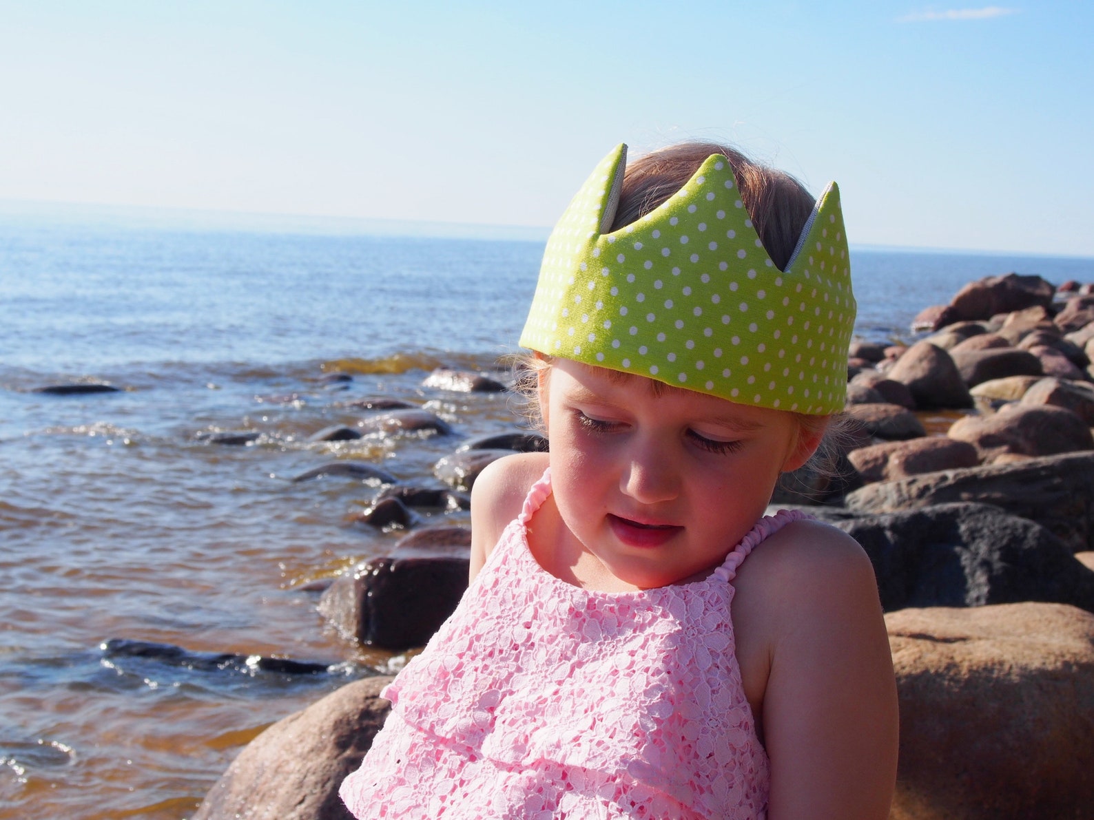 Kids Birthday Crown. Reversible Fabric Crown. Children's - Etsy