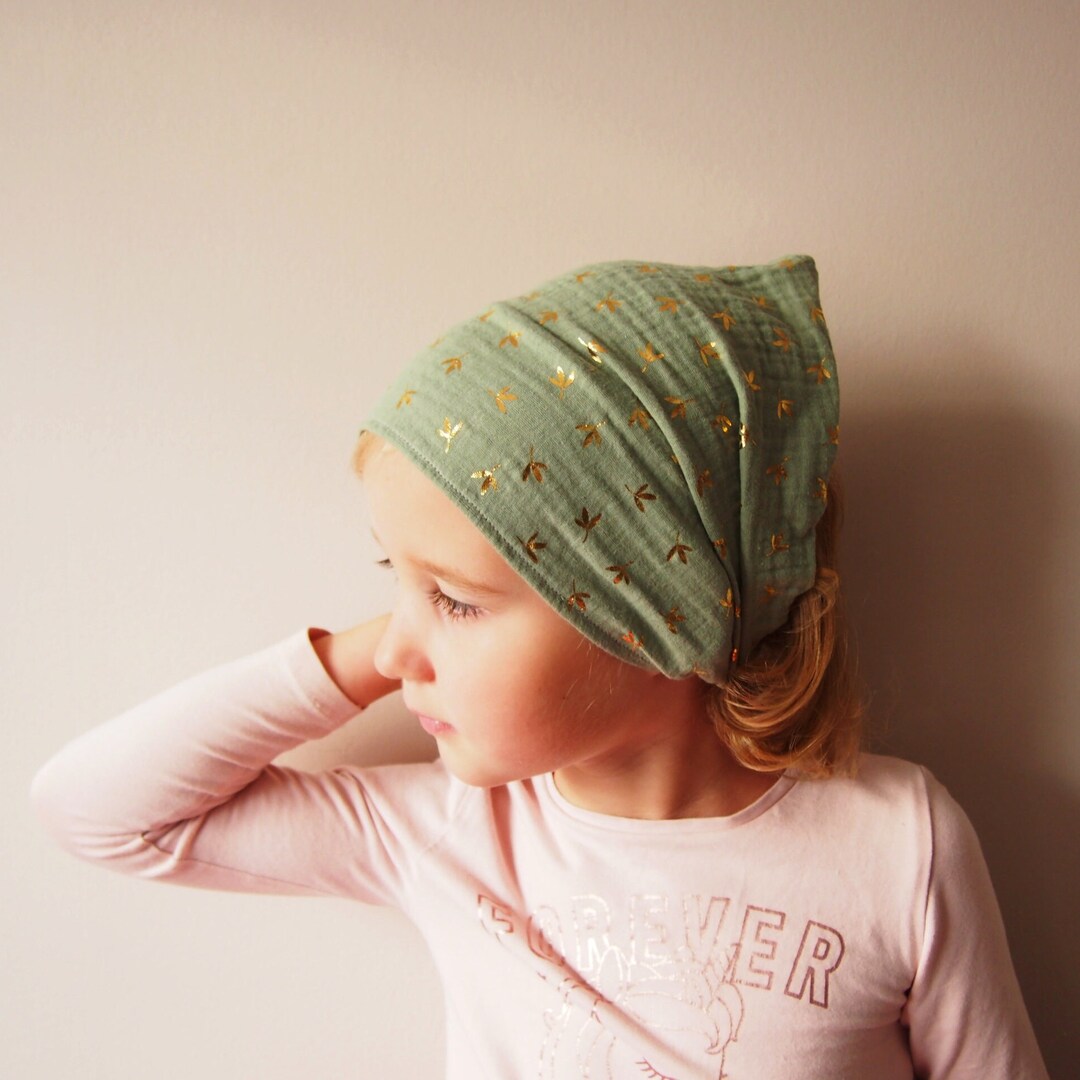 Muslin Headscarf for Toddlers and Kids. Summer Headband Bandana. Girls ...