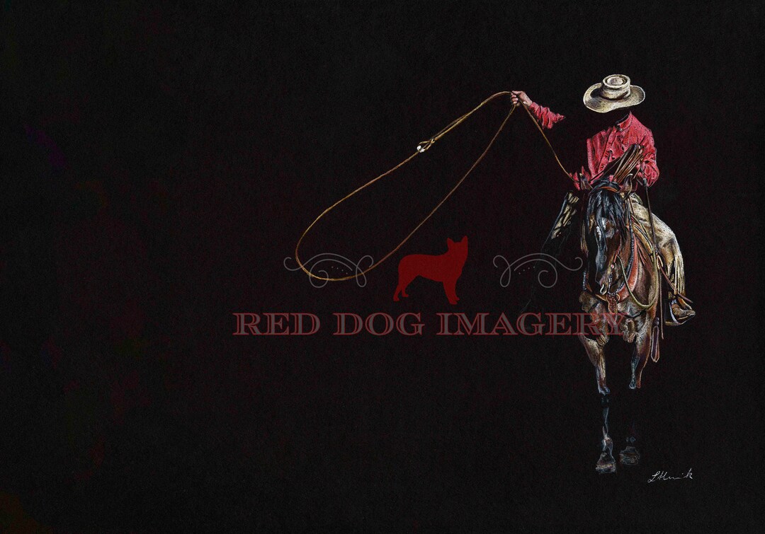 Calm and Collected - Western Fine Art Print - Etsy