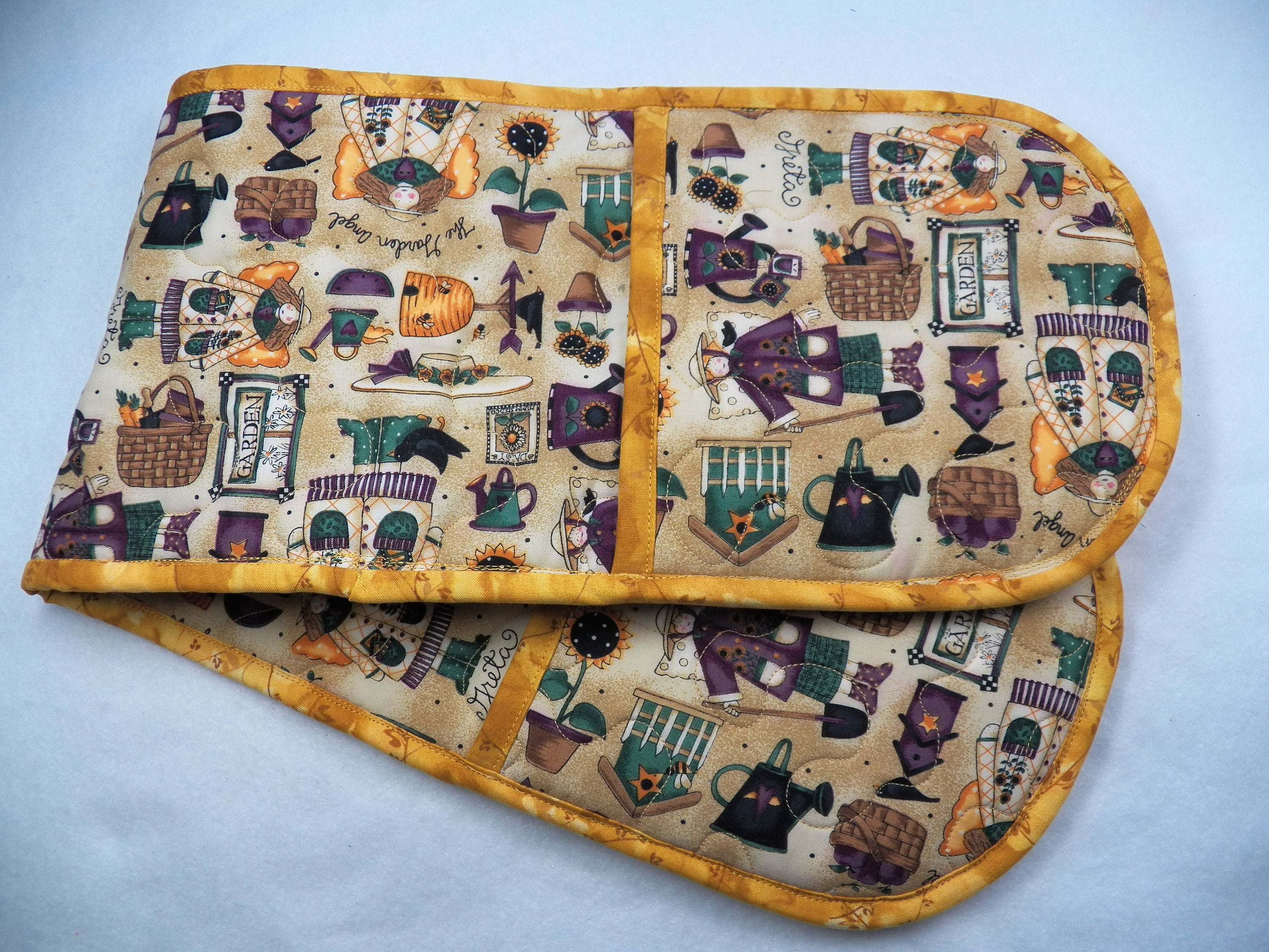 Two Handed Oven Mitt or Two Handed Potholder Casserole Oven - Etsy