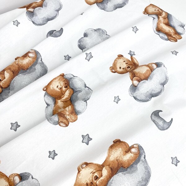 Teddy Bear Fabric - Etsy