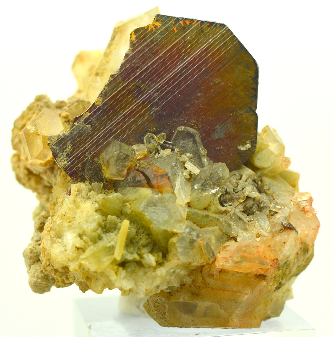 59 Grams Beautiful Brookite Specimen With Quartz Combine - Etsy