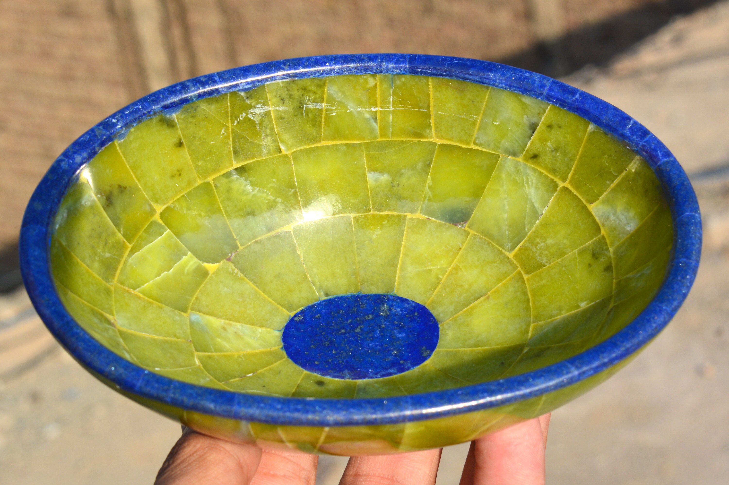 360 Grams Lapis Lazuli & Jade Combine Bowl - Etsy