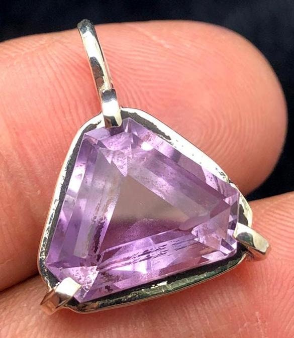 17 Carats Beautiful Amethyst Locket Sterling With Silver 925 - Etsy