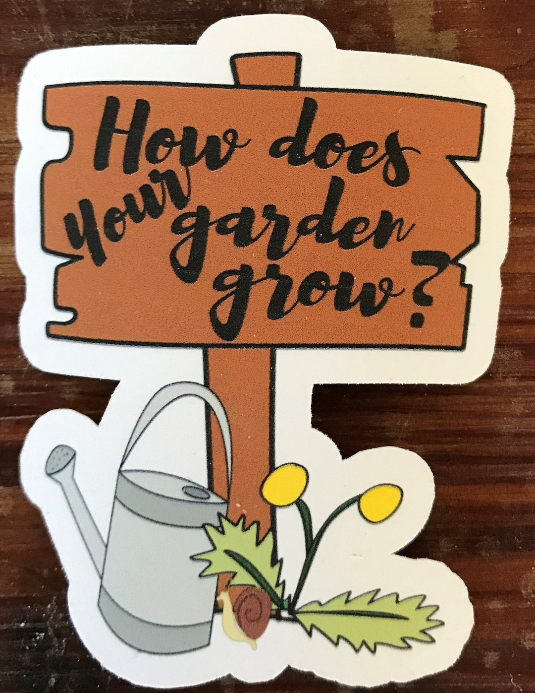 Sticker - Garden Sticker, Funny Sticker - Etsy