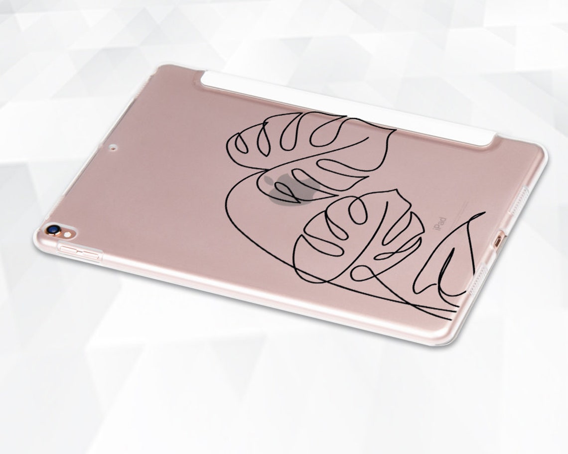 Line Art Ipad Case Girls Cute Ipad 9.7 10.2 Modern Floral Ipad - Etsy
