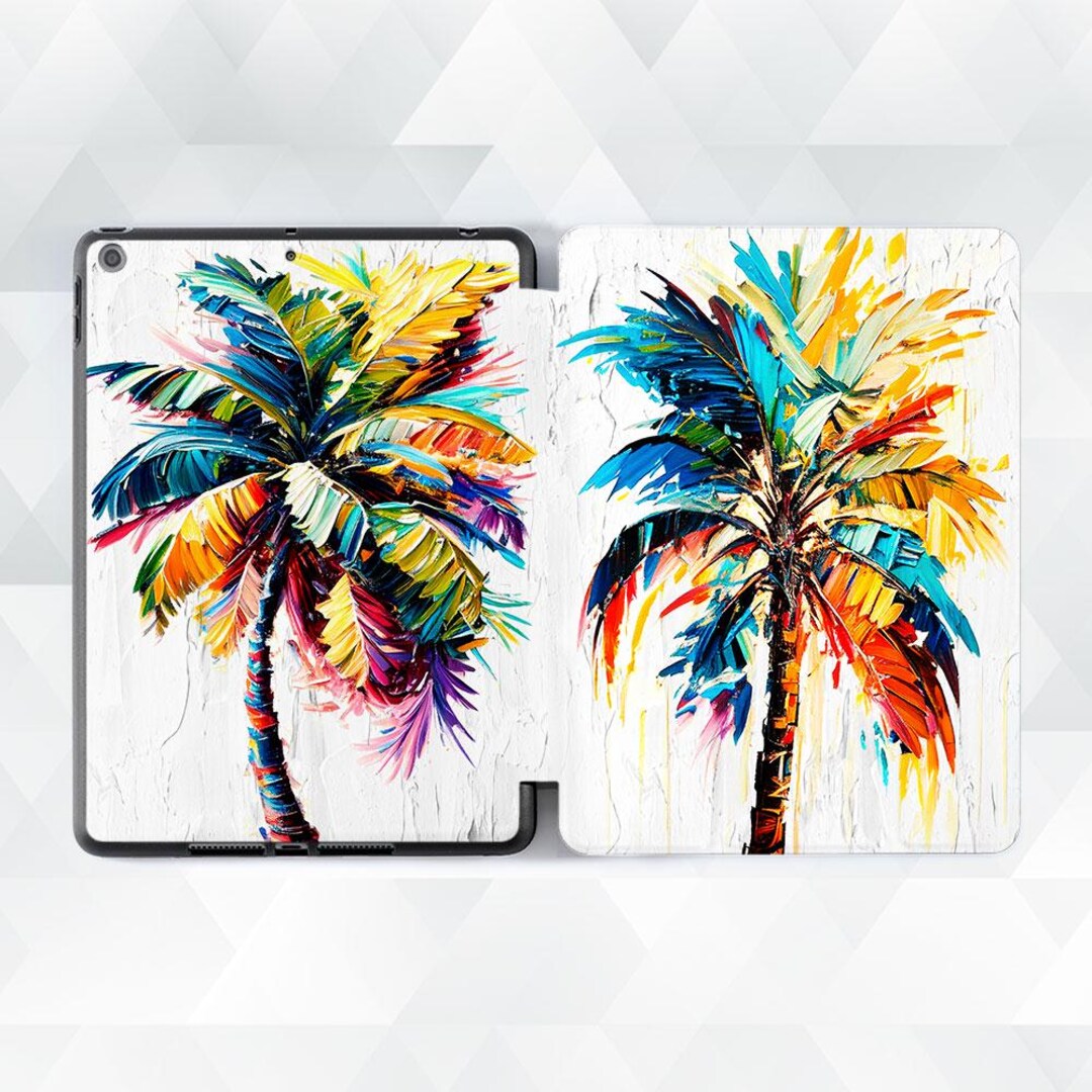 Trees iPad Case Tropical Aesthetic iPad Air 5th iPad 10th 9th Pro 12.9 ...