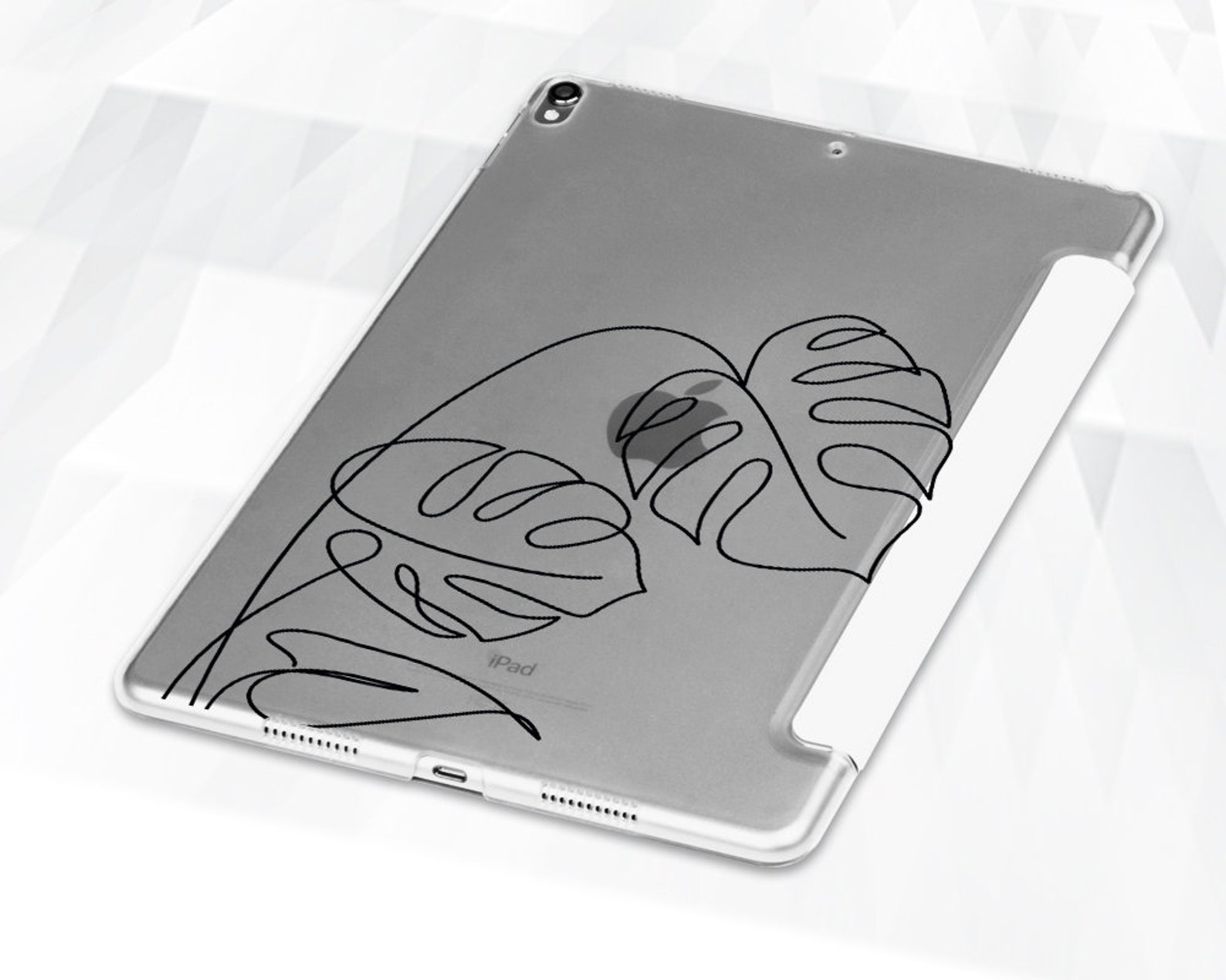 Line Art Ipad Case Girls Cute Ipad 9.7 10.2 Modern Floral Ipad - Etsy